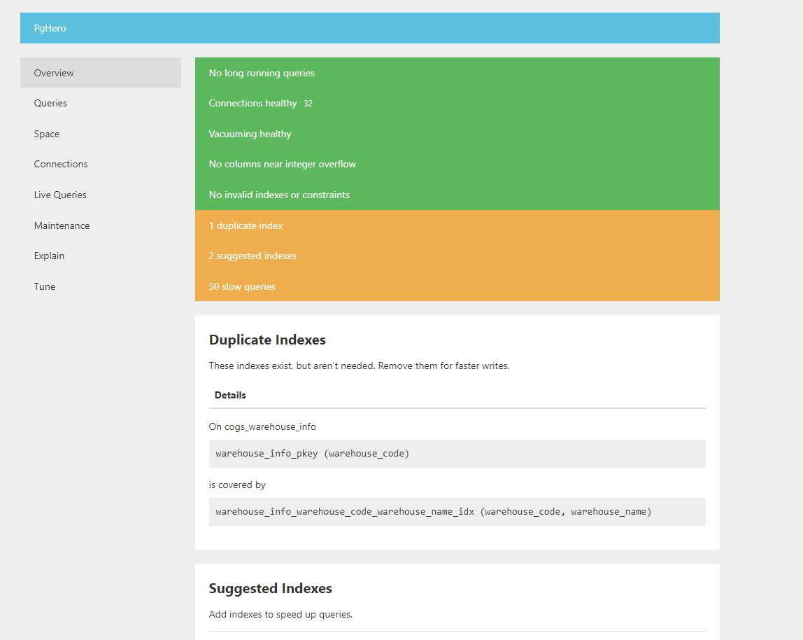 Quick deploy PgHero with docker - Toàn Thiện Blog
